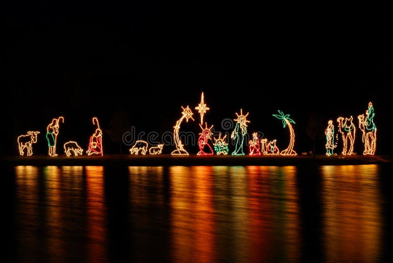 Nativity Scene stock photo. Image of livestock, decoration - 3734838