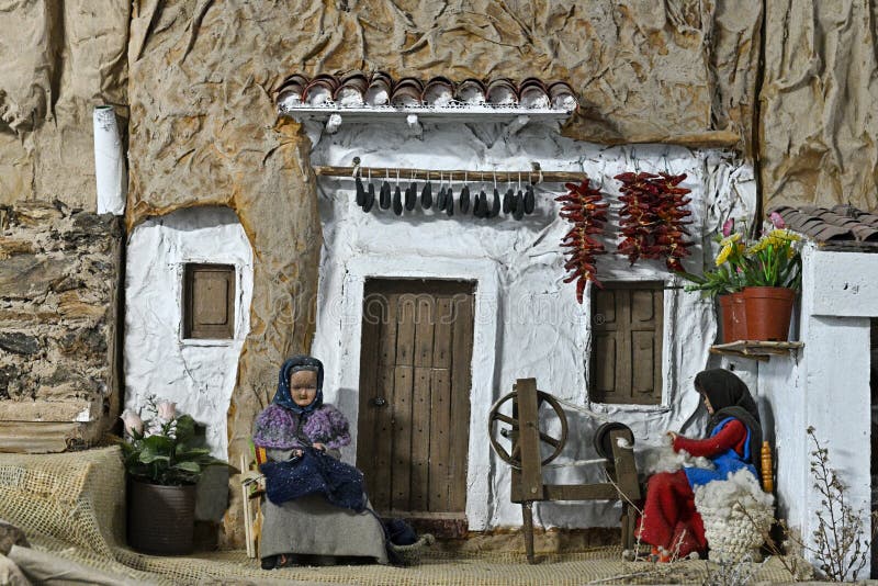 Nativity Scene - Different Scenes of a Christmas Nativity Scene. Stock ...