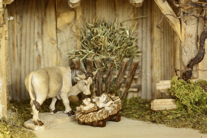 Nativity scene soft focus stock photo. Image of winter - 21368562