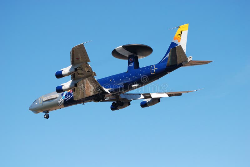 NATO awacs E-3A editorial image. Image of boeing, flight - 21527790