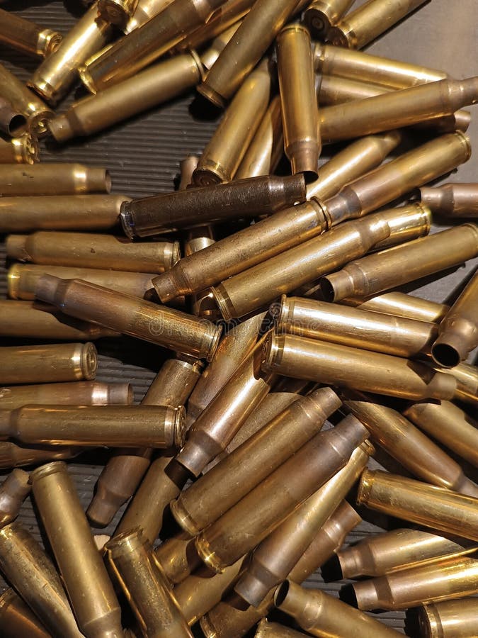 NATO caliber rifle shells stock photo. Image of rifle - 336106244