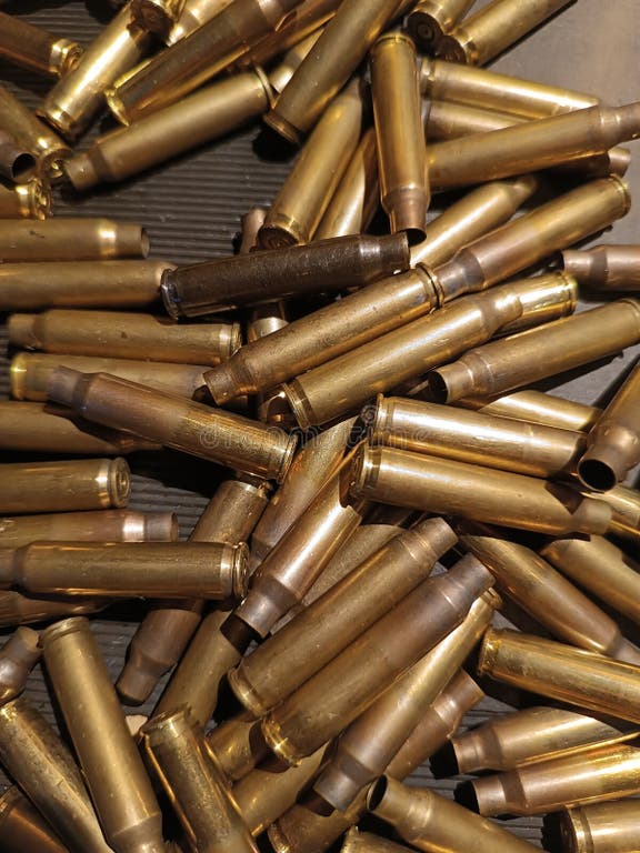 NATO caliber rifle shells stock photo. Image of rifle - 336106244