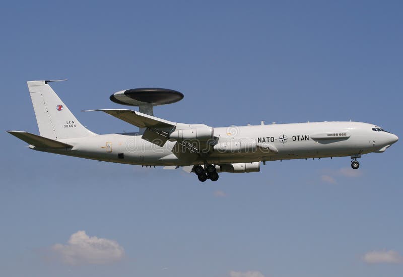 Nato E3A Awacs - Sistema De Alerta Y Control Aéreo Foto editorial ...