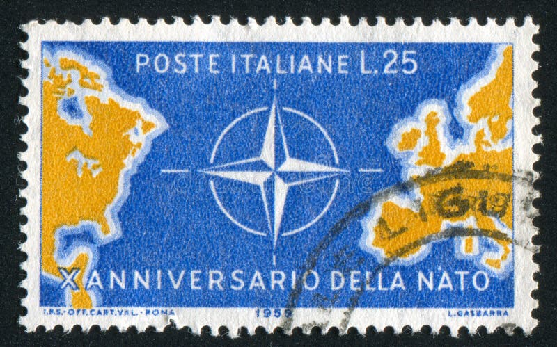 NATO Emblem editorial stock photo. Image of letter, ocean - 236008813