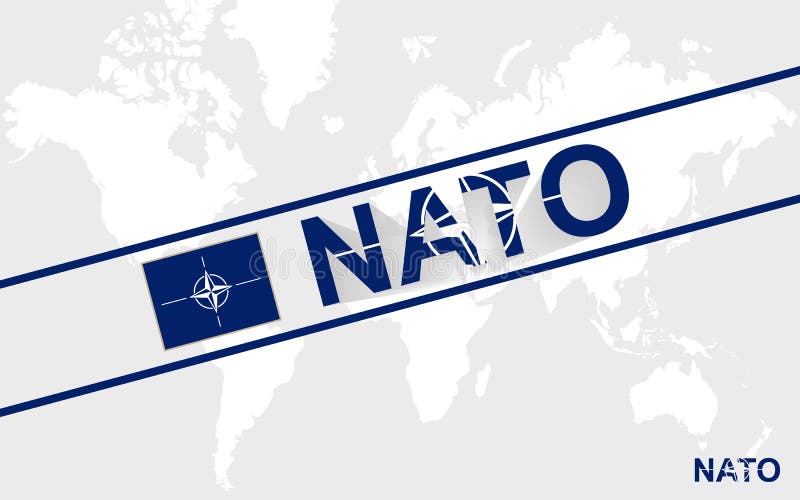 NATO and world map stock illustration. Illustration of symbol - 90271024