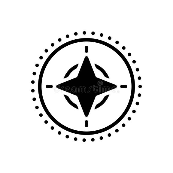 Black Solid Icon for Nato, Atlantic and Europe Stock Vector ...