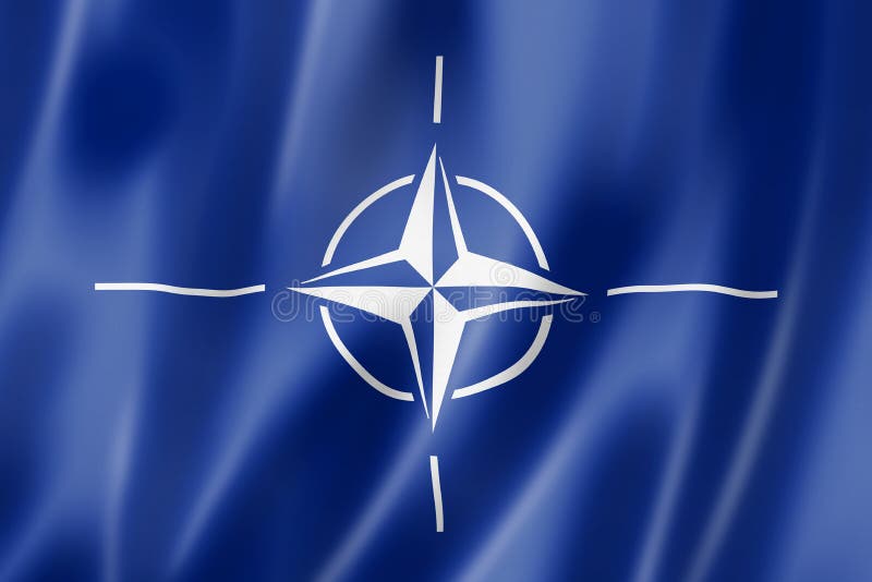 NATO flag stock vector. Illustration of defense, aliance - 5962379