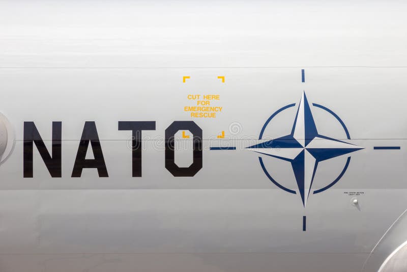 Nato sign editorial stock photo. Image of union, plane - 57227413