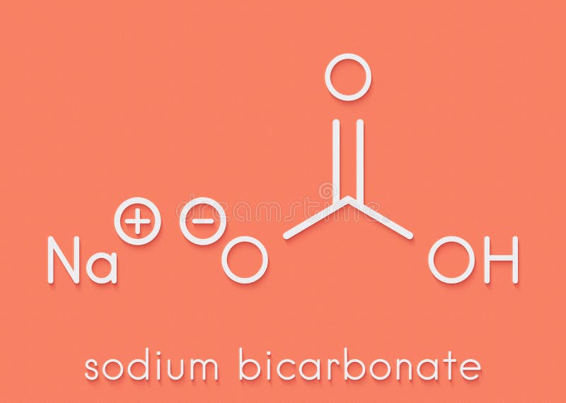 Natriumbicarbonaatmolecule, Als Zuiveringszout Wordt Bekend Dat ...