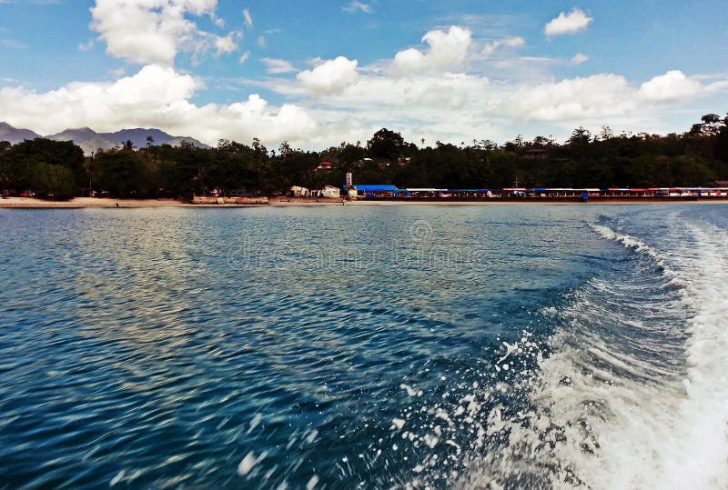 Natsepa Beach stock photo. Image of maluku, natsepa, view - 98072436