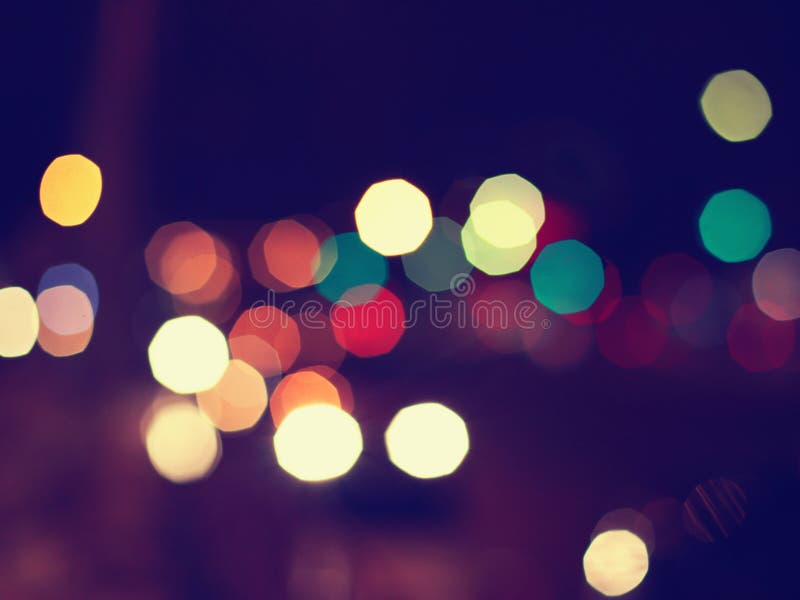 Suddig Bakgrundstrafik I Natt Fotografering för Bildbyråer - Bild av ...