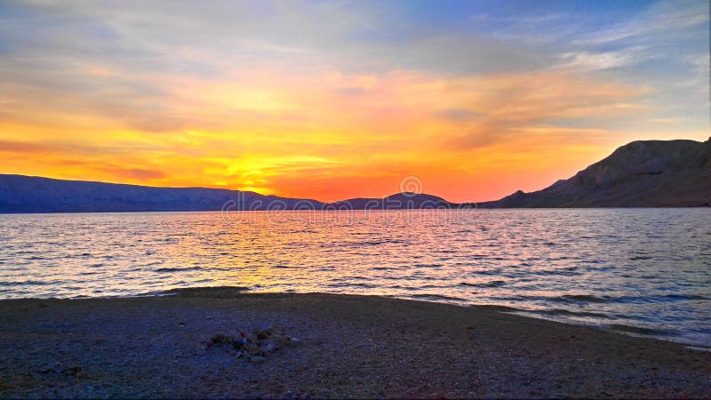 Natura of sea stock photo. Image of winter, zadar, natura - 84845020