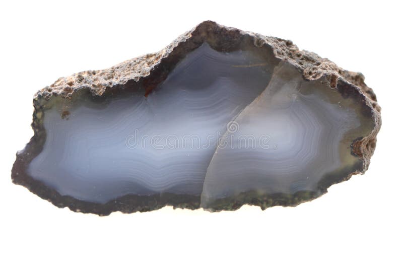 Natural agate isolated stock image. Image of agate, quartz - 91058101