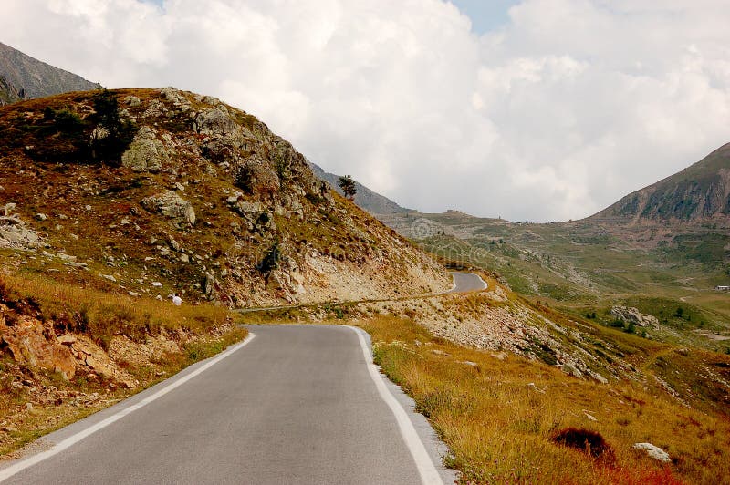 Natural Alpine Landscape of Mountains Stock Image - Image of spring ...
