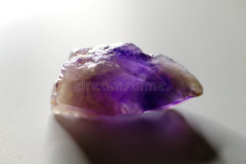 Natural Amethyst Chakra Stone Stock Image - Image of mindbodyspirit ...