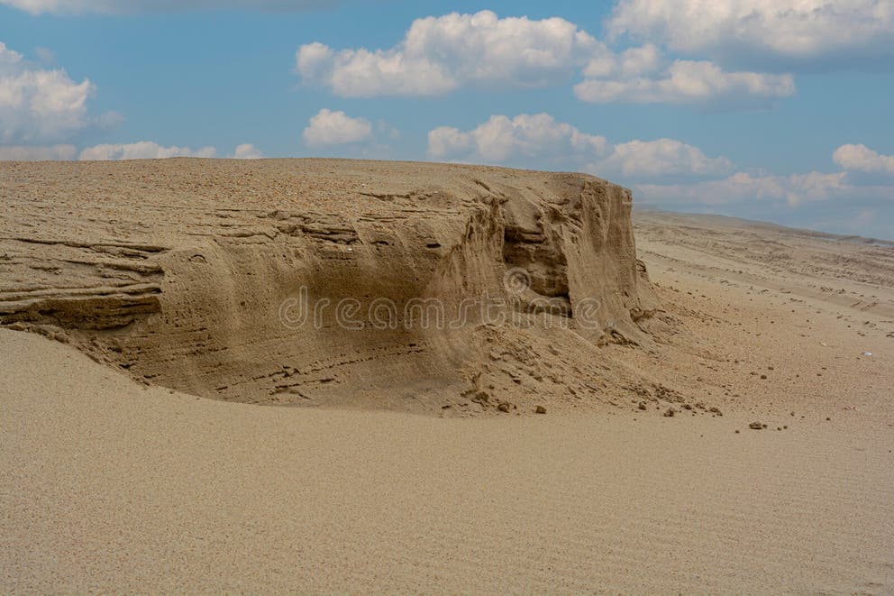 Natural Art, Sand Shaped by Waves Stock Image - Image of sand, waves ...