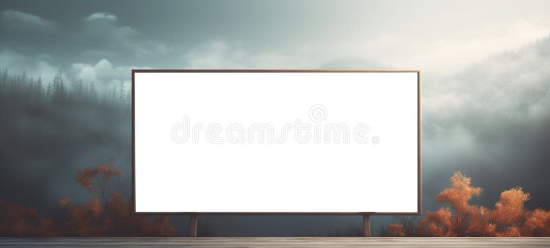 Natural Backdrop of Wooden Frame Mockup. Mock Up Poster Frame on Wooden ...