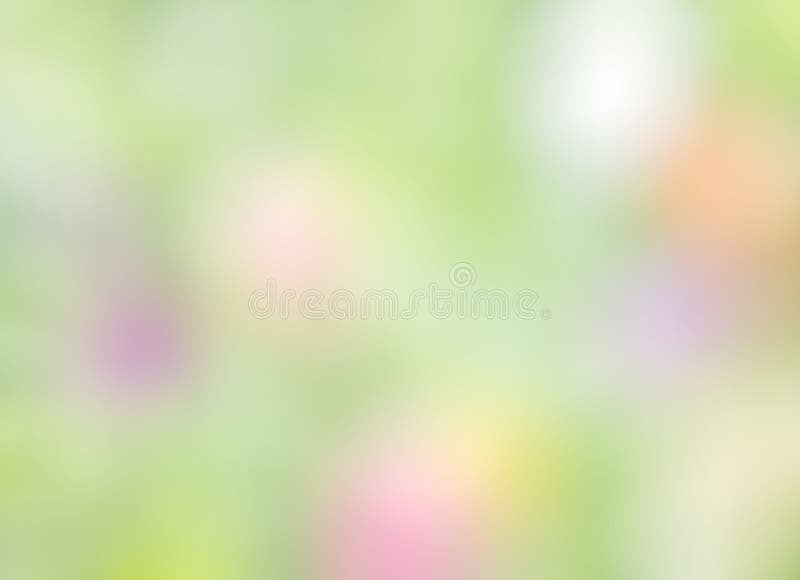 Abstract Blurred Image of a Spring Garden Stock Image - Image of bright ...