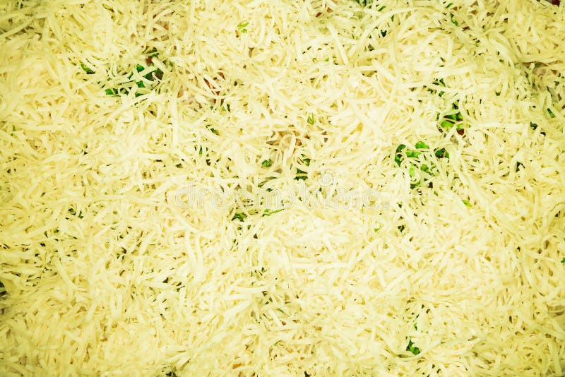 Natural Background with Cheese Layer on Freshly Pizza Stock Photo ...