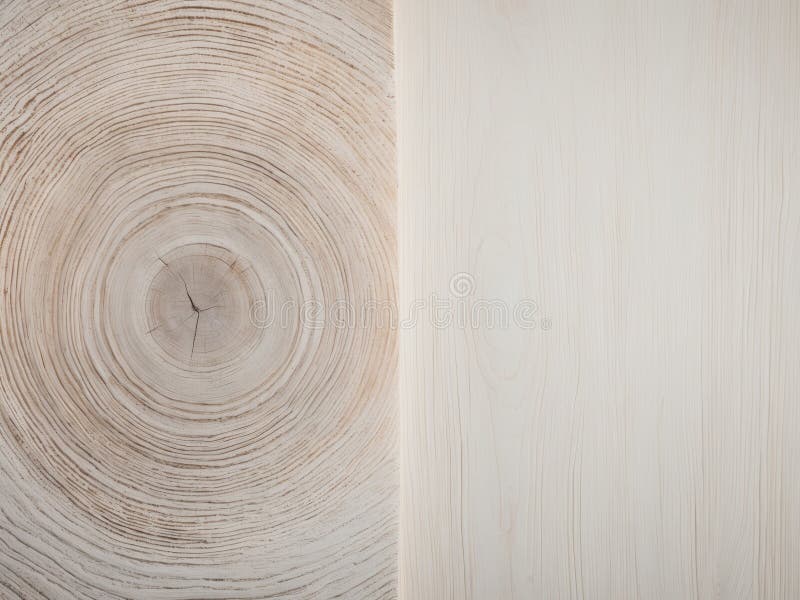 Natural Background with Light Wood Texture Showing Growth Rings. Stock ...