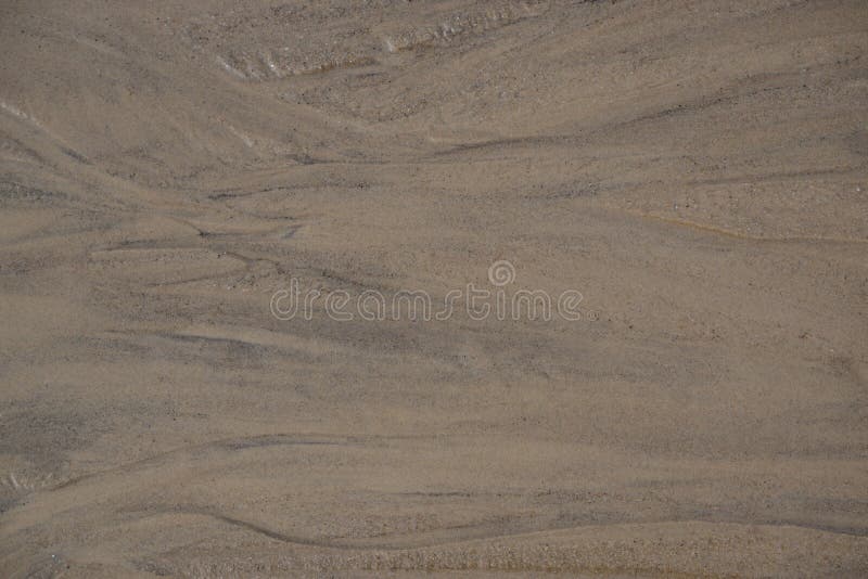 Natural Background. Sandy Bottom of the Stream Close-up. a Pattern in ...