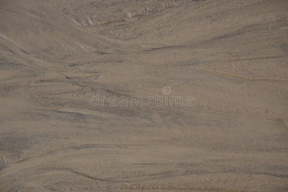Natural Background. Sandy Bottom of the Stream Close-up. a Pattern in ...