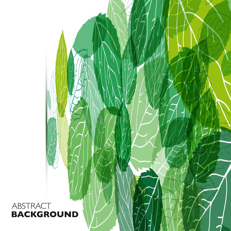 Natural Background. Vector Background with Green Stock Vector ...