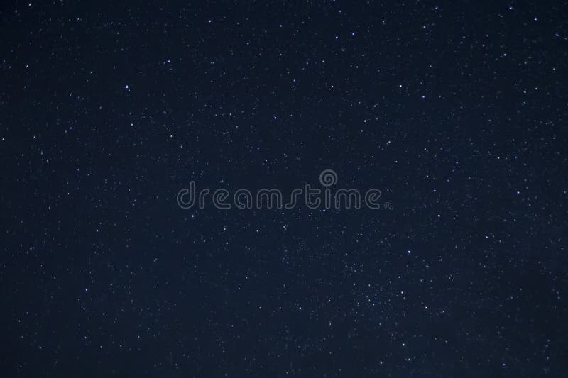 Natural Background: View on Dark Blue Starry Night Sky Stock Photo ...