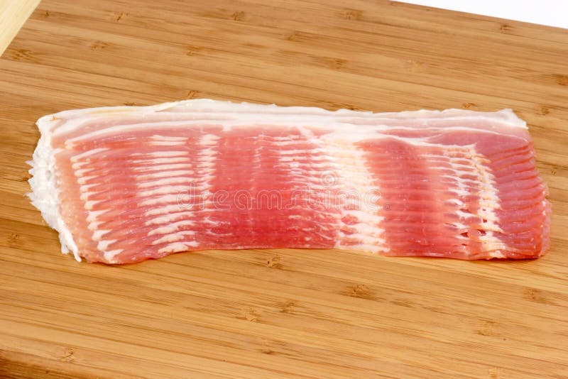 Natural bacon stock photo. Image of meat, crisp, board - 5907944