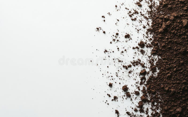 The Natural Baking Ingredients are Highlighted by Brown Cocoa Powder ...