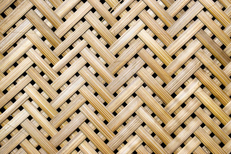 Natural Bamboo Mat Pattern. Made in Asian, Myanmar Stock Image - Image ...