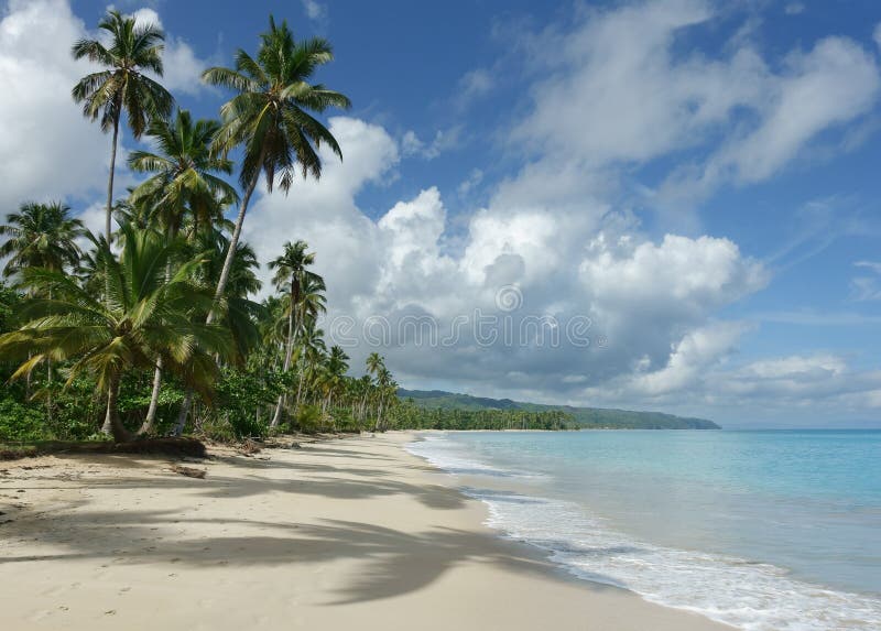 Natural Beach, Dominican Republic Stock Image - Image of sand, escape ...