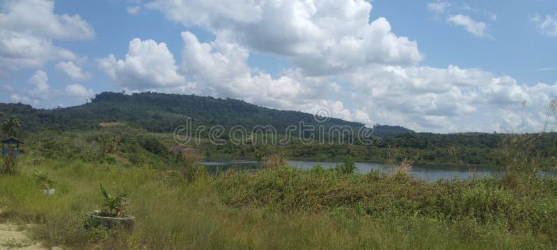 The Natural Beauty of Mawani Village Which is Still Natural Stock Photo ...