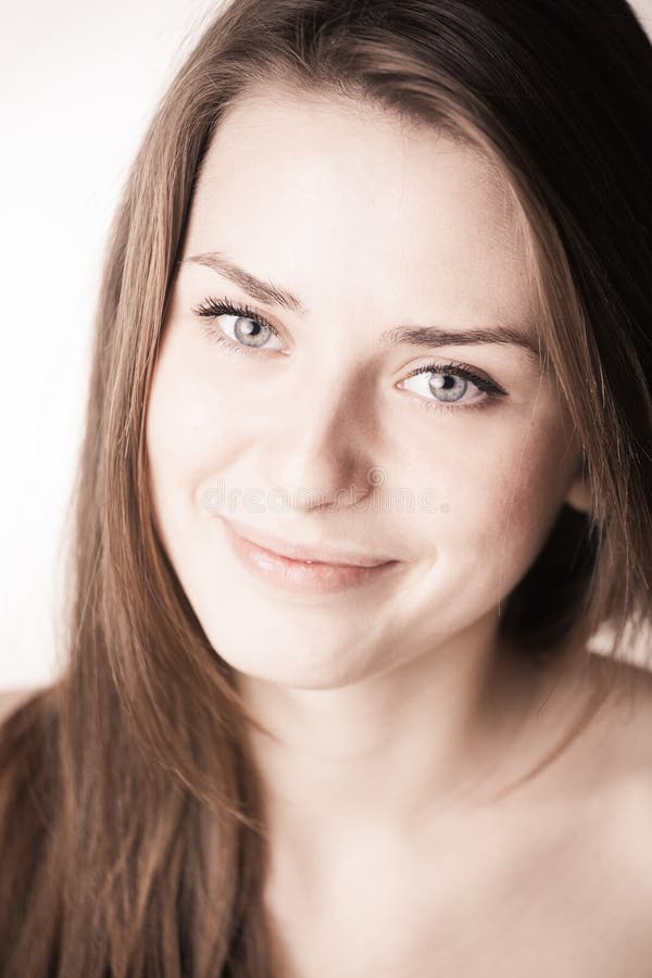 Natural beauty portrait stock photo. Image of glamour - 23207546