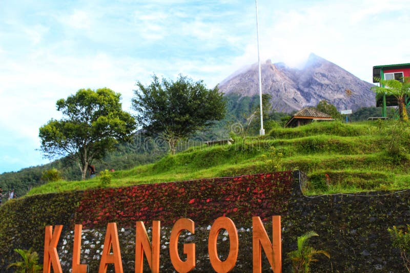 The Natural Beauty of the Slopes of Mount Merapi Stock Photo - Image of ...