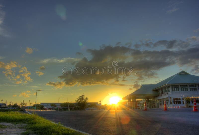 Natural beauty sunset stock image. Image of sunrise, sunlight - 73417519