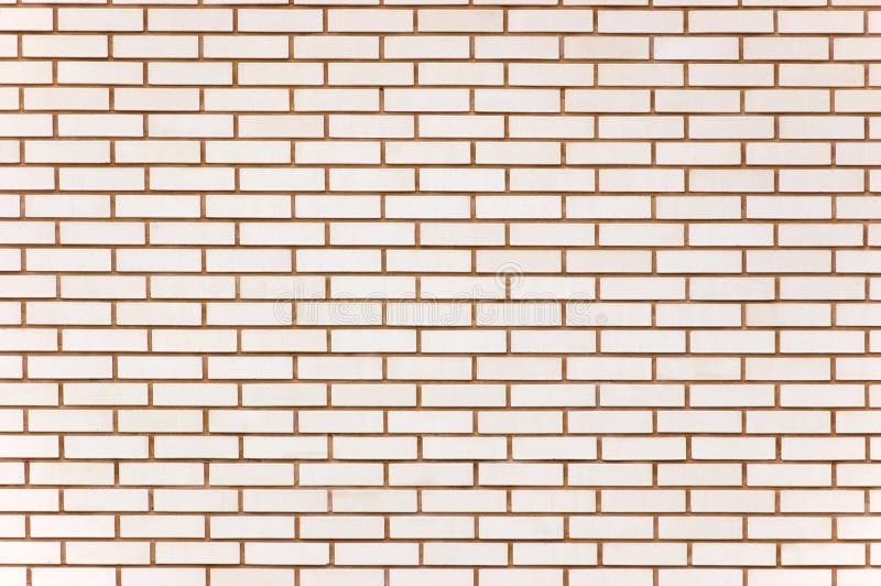Natural Beige Fine Brick Wall Texture Background Stock Photo - Image of ...
