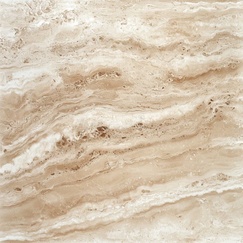 Natural Beige Marble Texture with Elegant Wavy Patterns Stock Image ...