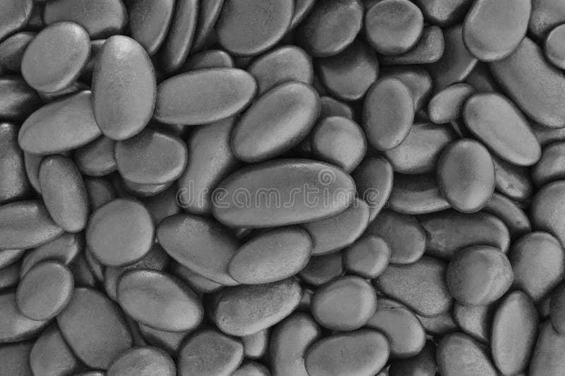 Natural Black Pebbles or Stone Gravel Texture Background Stock Photo ...