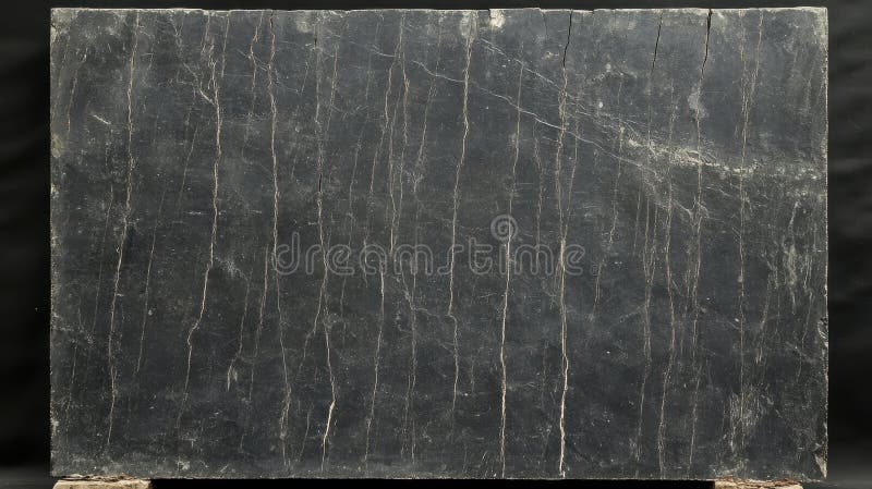 Natural Black Slate Stone Texture Vertical Striations Material Design ...