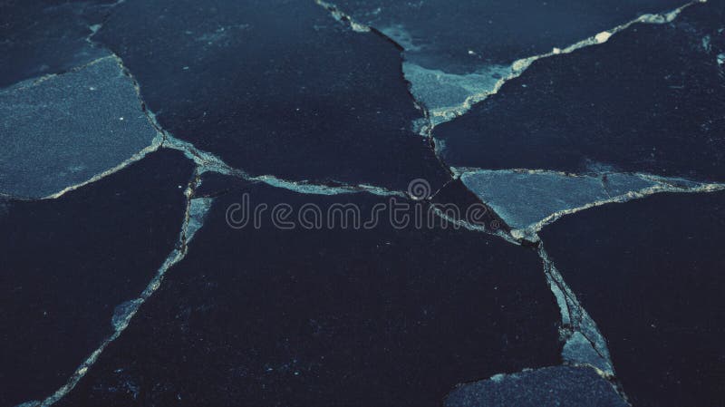 Natural Black Slate Texture with Deep Cracks for Background or Design ...