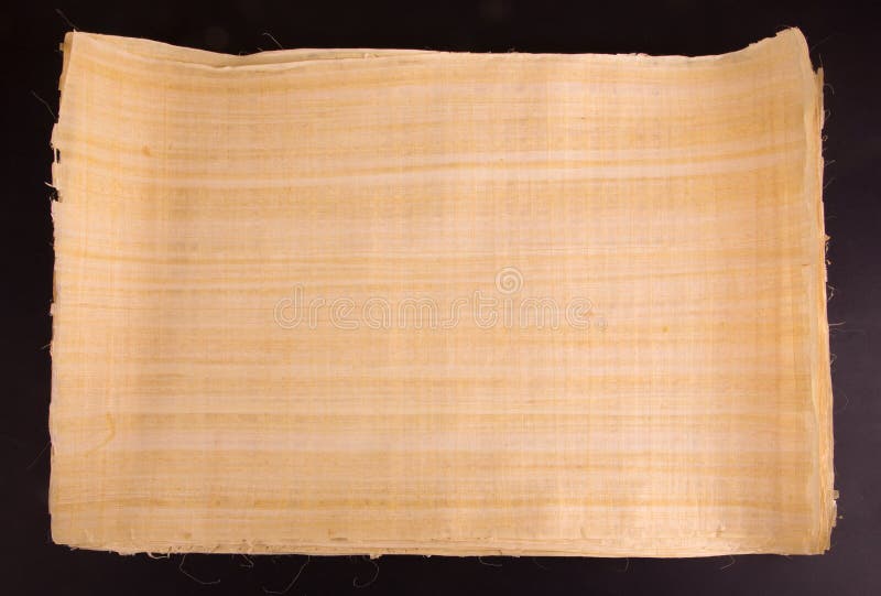 Natural Blank Egyptian Papyrus Stock Image - Image of backgrounds ...