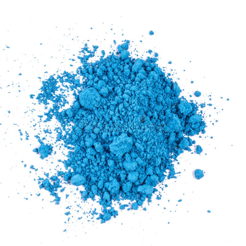 Natural Blue Colored Pigment Powder Stock Photo - Image of holi ...