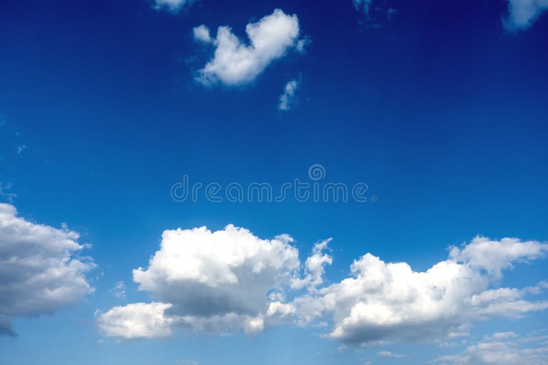 Natural Blue Sky Background Stock Photo - Image of beautiful, cloudy ...