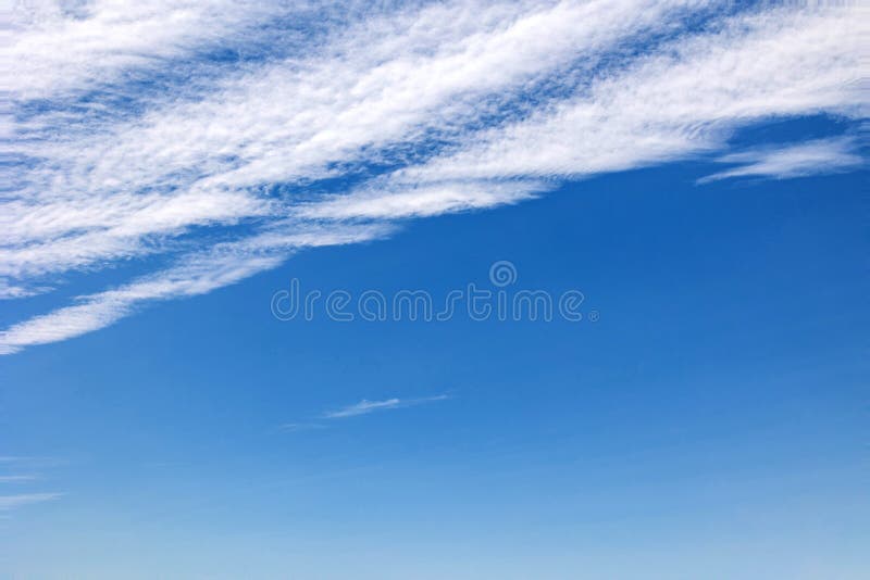 Natural Blue Sky Background with White Clouds Stock Photo - Image of ...