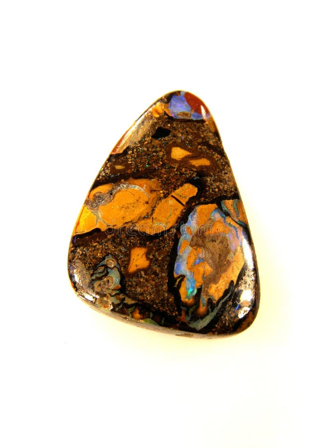 Natural Boulder opal stock photo. Image of brilliance - 34971872