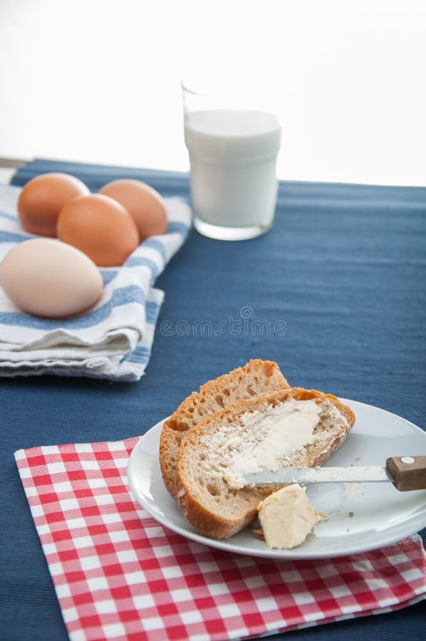 Natural Breakfast, Rural Theme Stock Image - Image of breakfast, rustic ...