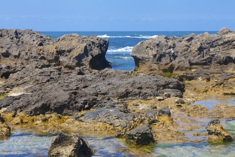 Natural breakwater stock image. Image of ocean, outdoor - 58684623