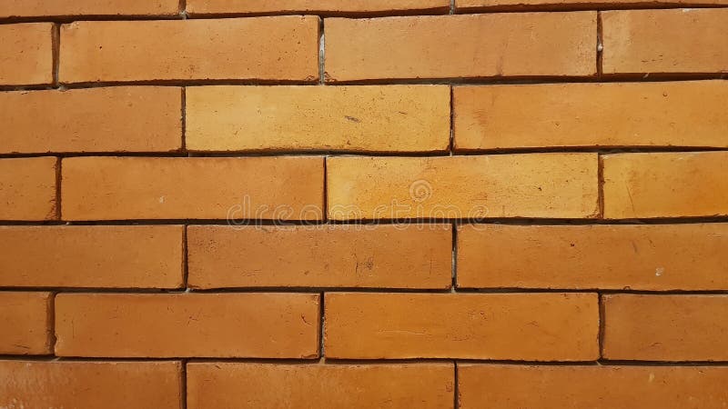 Natural Brick Wall Pattern of Red Color, Terracotta, Background of ...