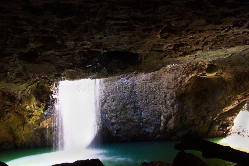 Natural Bridge stock photo. Image of waterfall, bridge - 12773552
